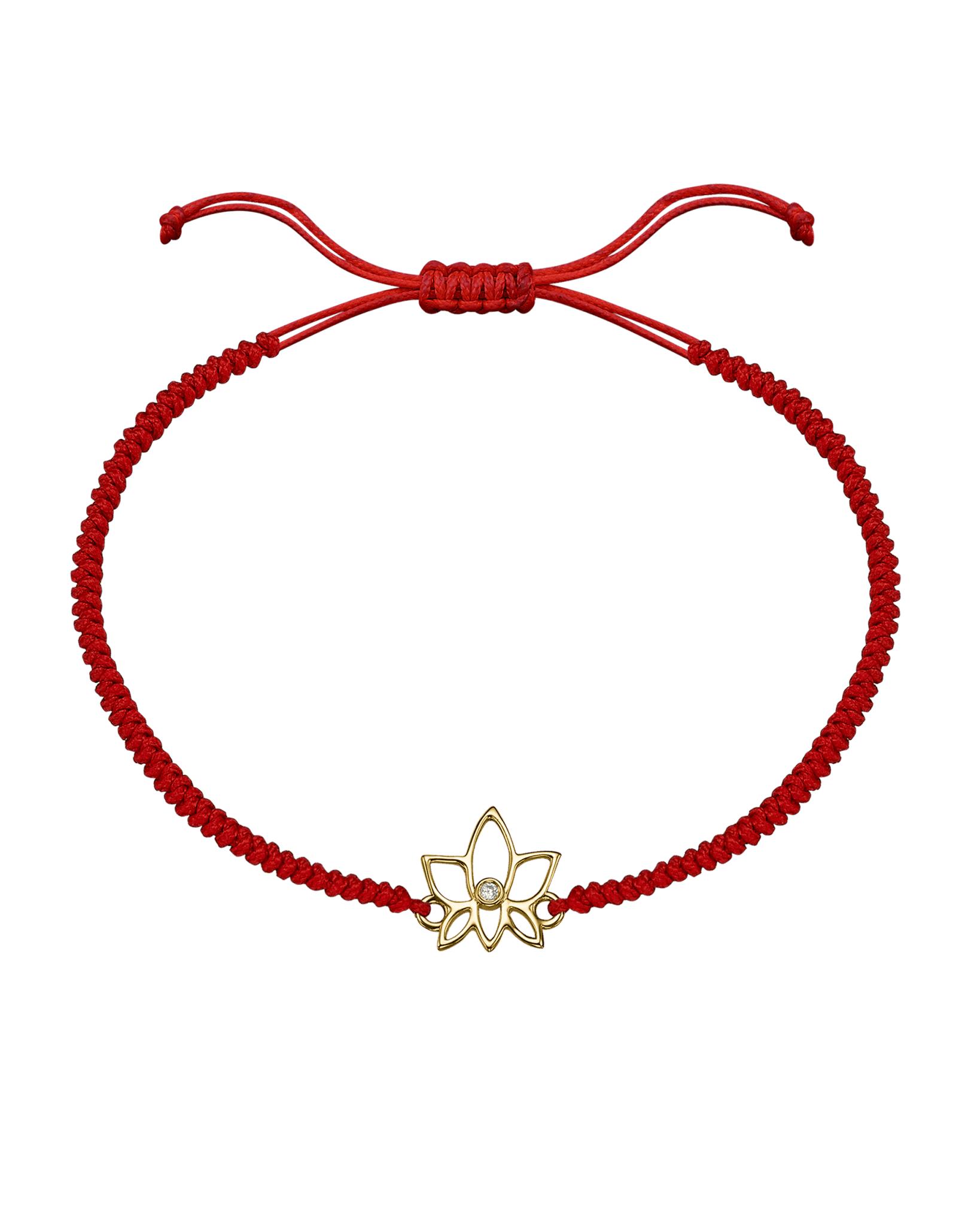 Lotus Flower [RED] - 18K Gold Vermeil – Magal Jewelry